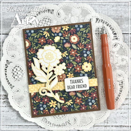 A Thank You Card For Dear Friend - Helen G. Designs